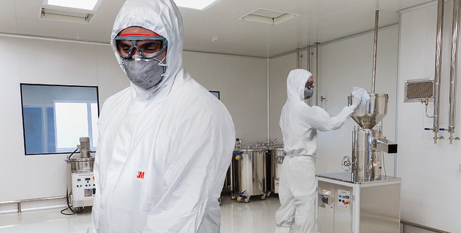 Pharmaceutical Manufacturing PPE | Worker Health & Safety | 3M India